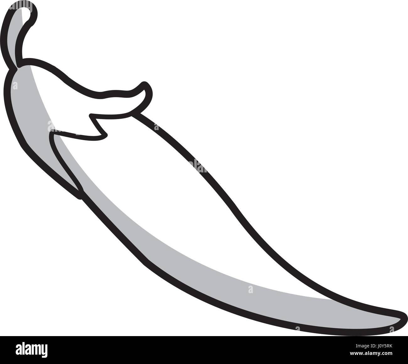 chili pepper spice food - shadow Stock Vector Image & Art - Alamy