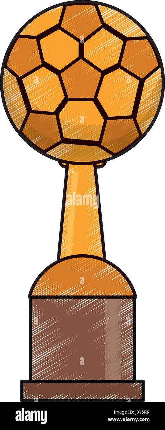 drawing soccer winner cup prize Stock Vector Image & Art - Alamy