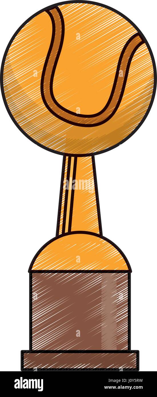 drawing tennis winner cup prize Stock Vector Image & Art - Alamy