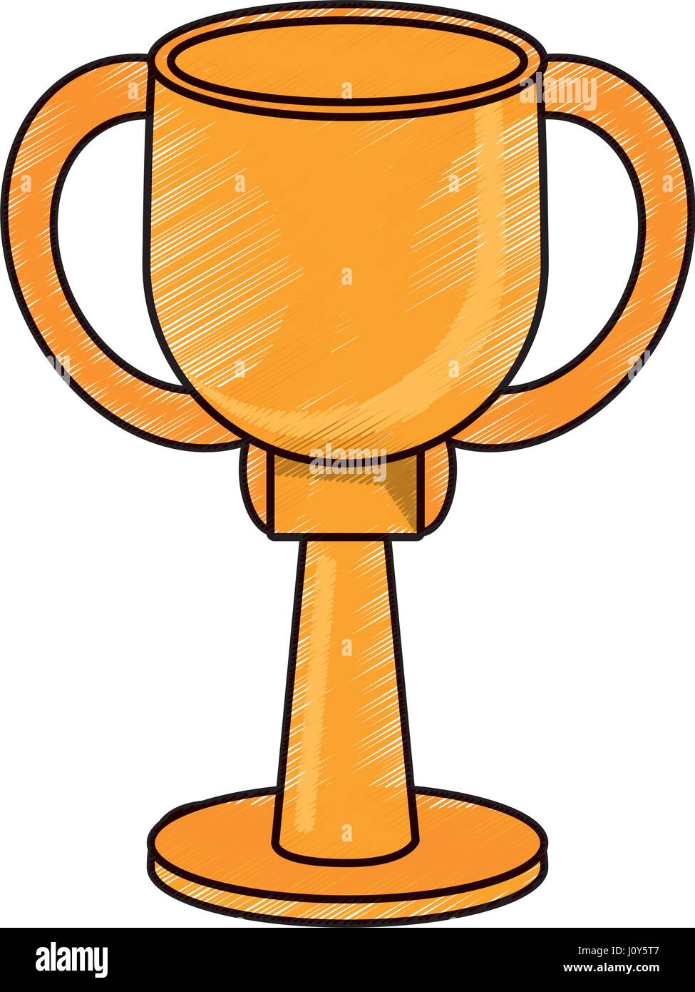 Drawing winner cup trophy prize hi-res stock photography and images - Alamy