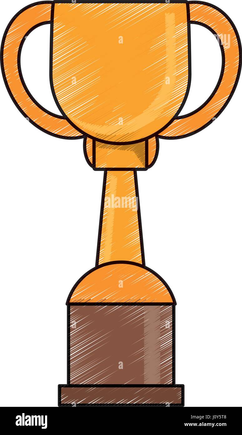 drawing winner cup trophy prize golden Stock Vector Image & Art - Alamy
