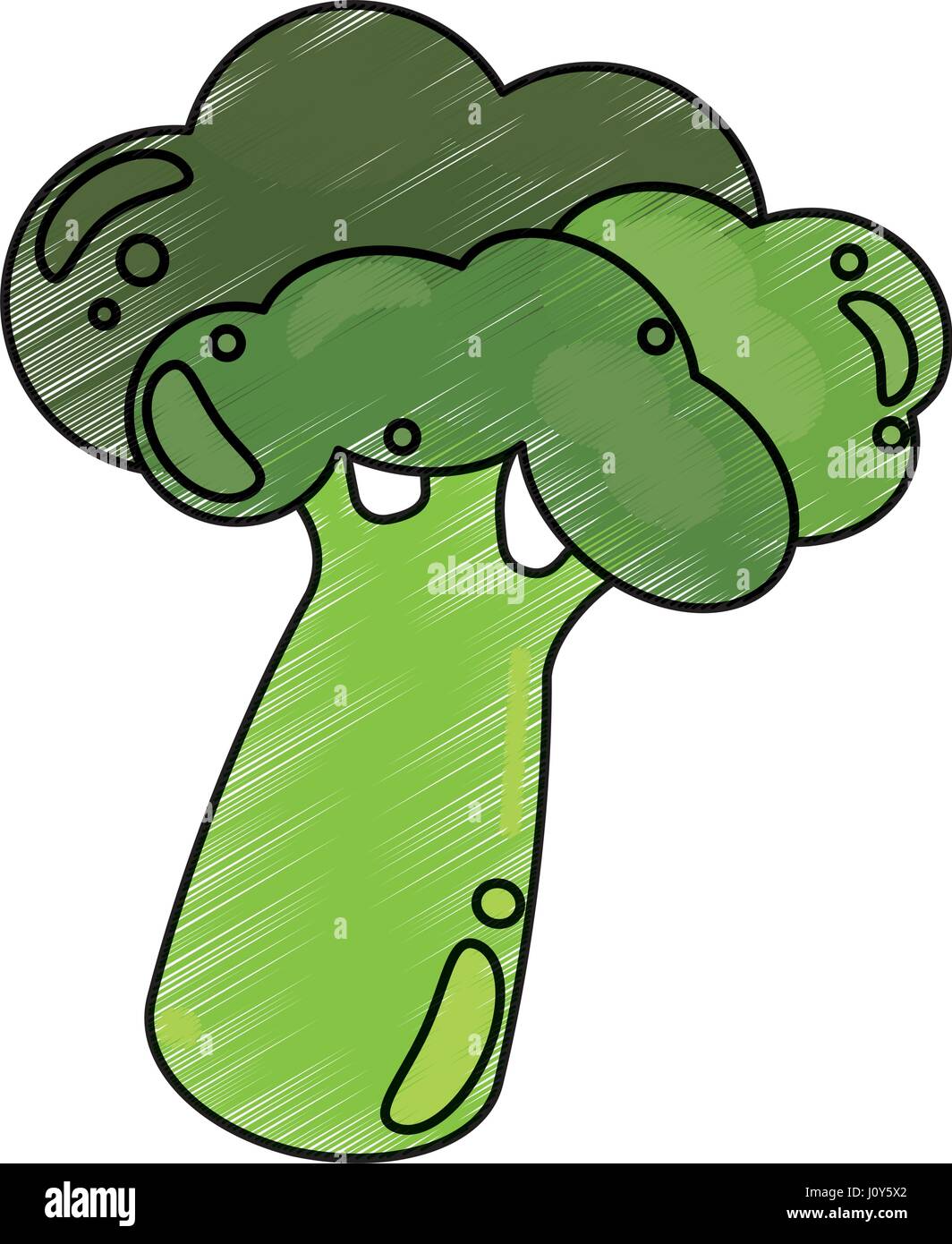 Broccoli Drawing High Resolution Stock Photography and Images - Alamy