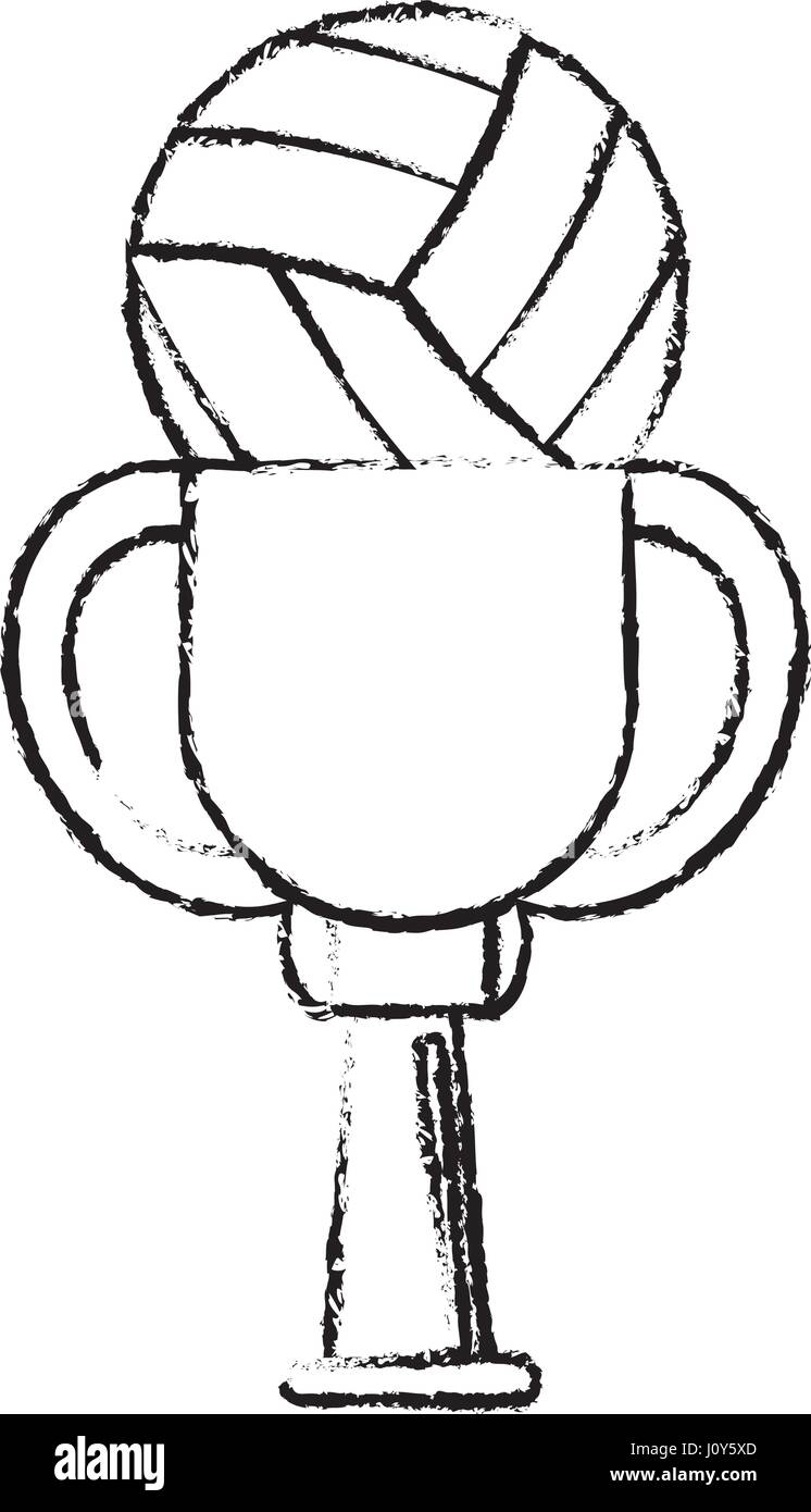 volleyball award cup sport win Stock Vector Image & Art - Alamy