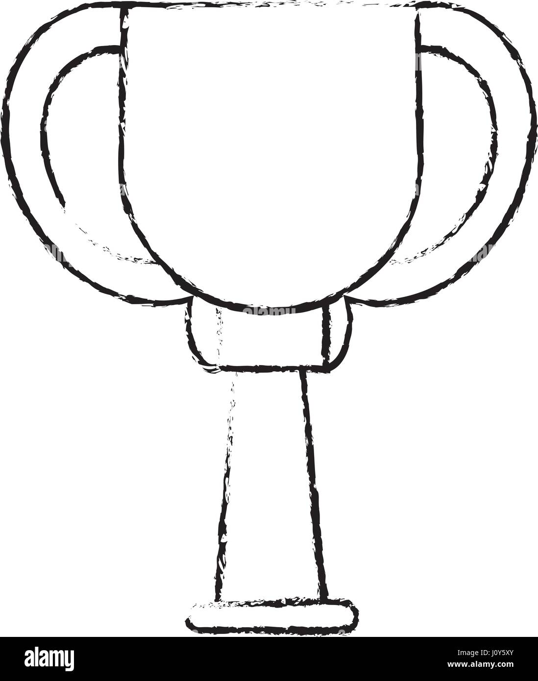 Drawing Winner Cup Trophy Prize High Resolution Stock Photography and ...