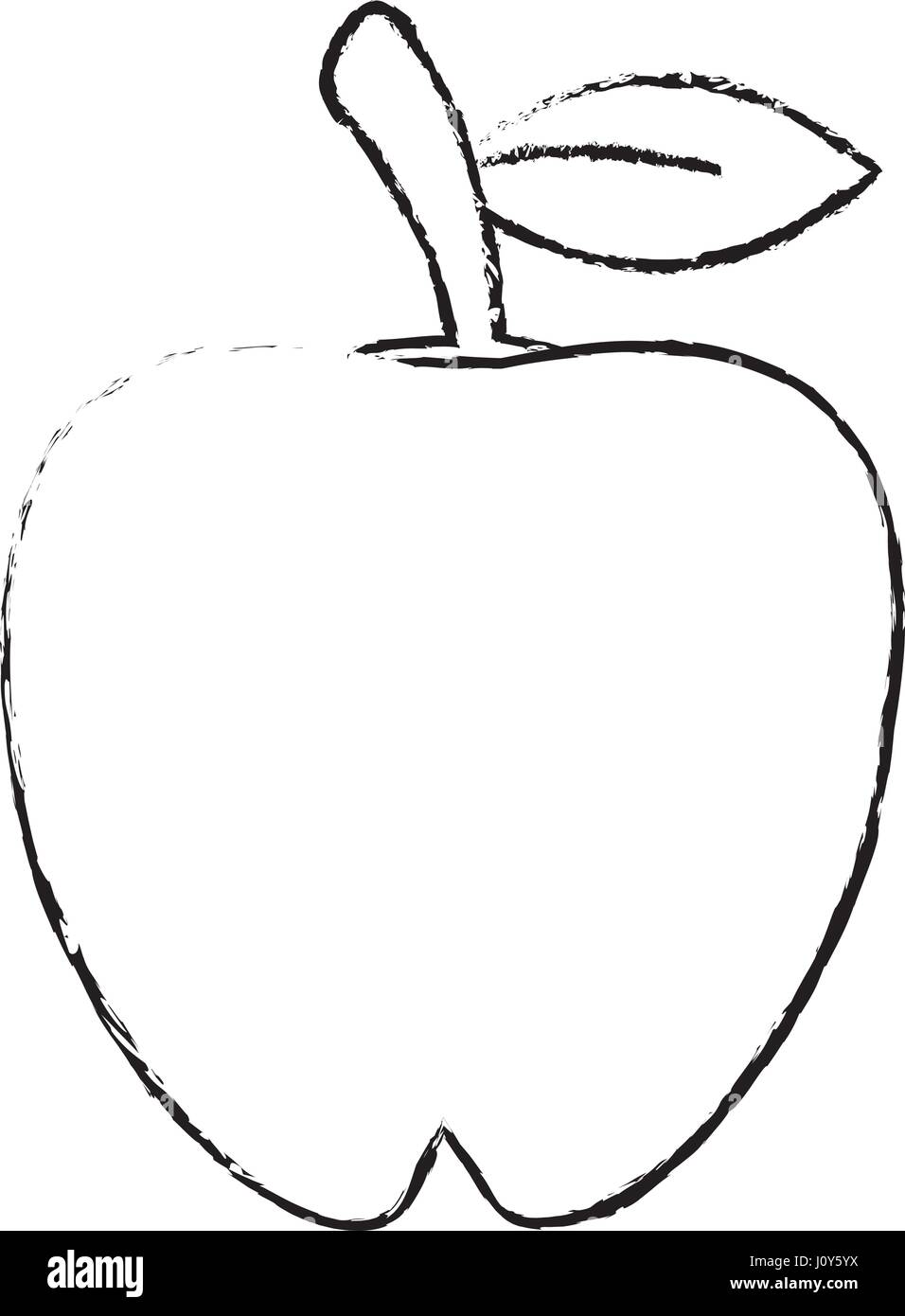 apple food diet healthy sketch Stock Vector Image & Art - Alamy