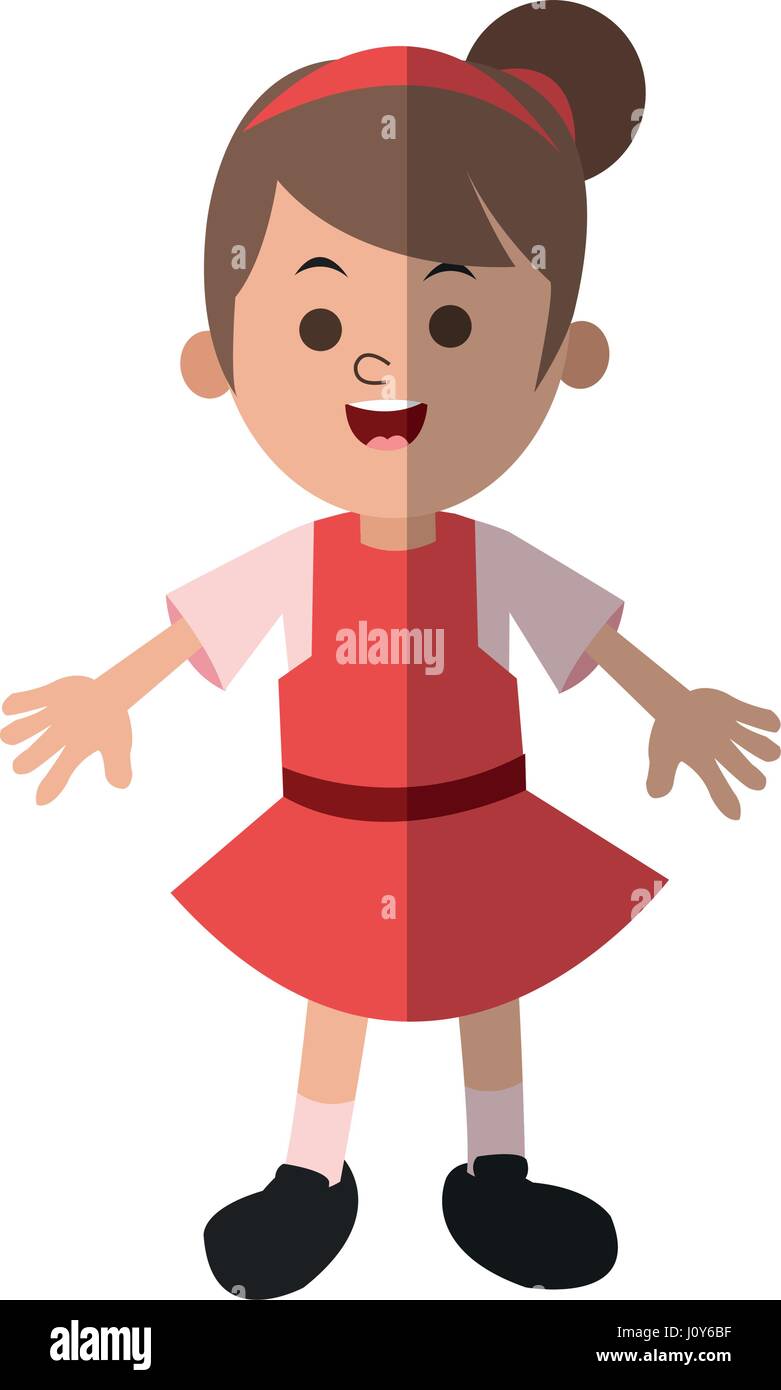Isolated girl cartoon design Stock Vector Image & Art - Alamy