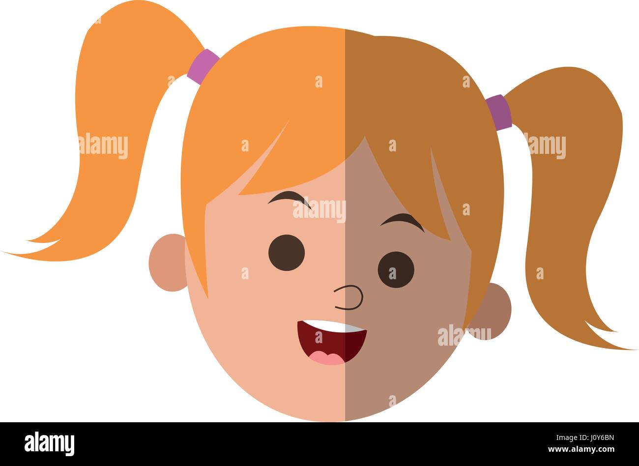 Isolated girl cartoon design Stock Vector Image & Art - Alamy