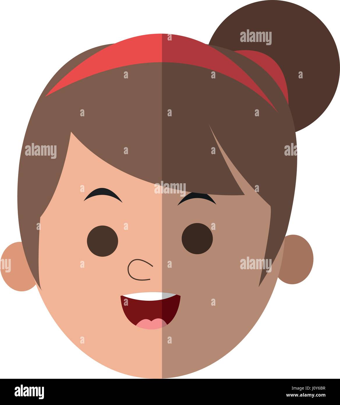 Isolated girl cartoon design Stock Vector Image & Art - Alamy