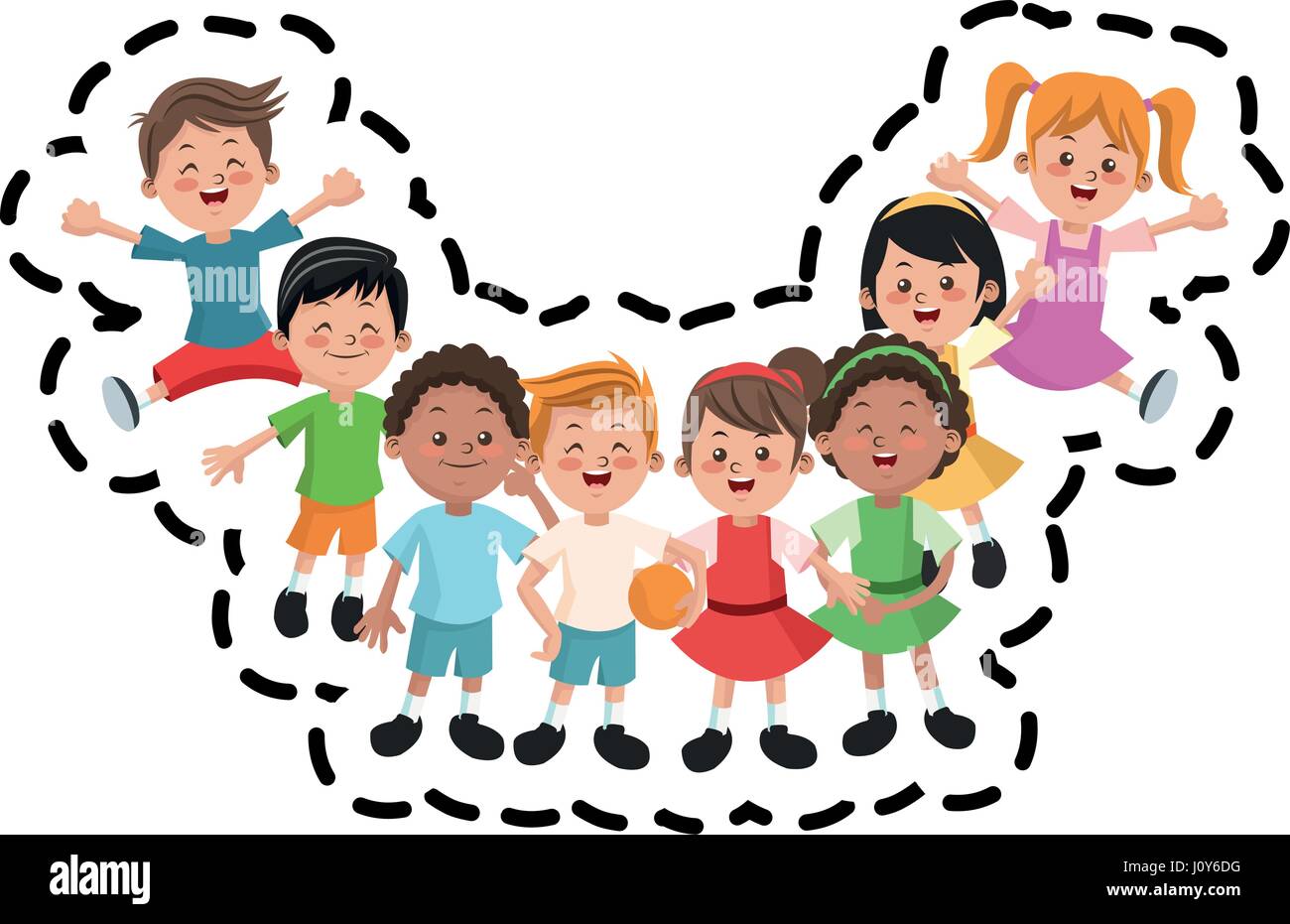 Childhood cartoons Stock Vector Images - Alamy