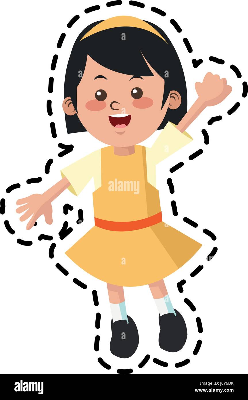 Isolated girl cartoon design Stock Vector Image & Art - Alamy