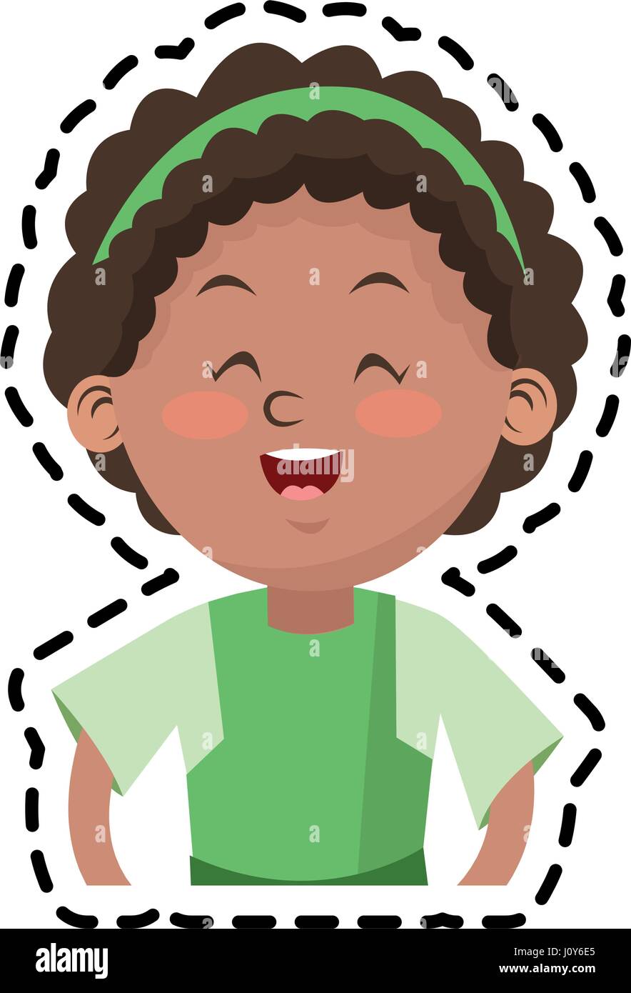 Isolated girl cartoon design Stock Vector Image & Art - Alamy