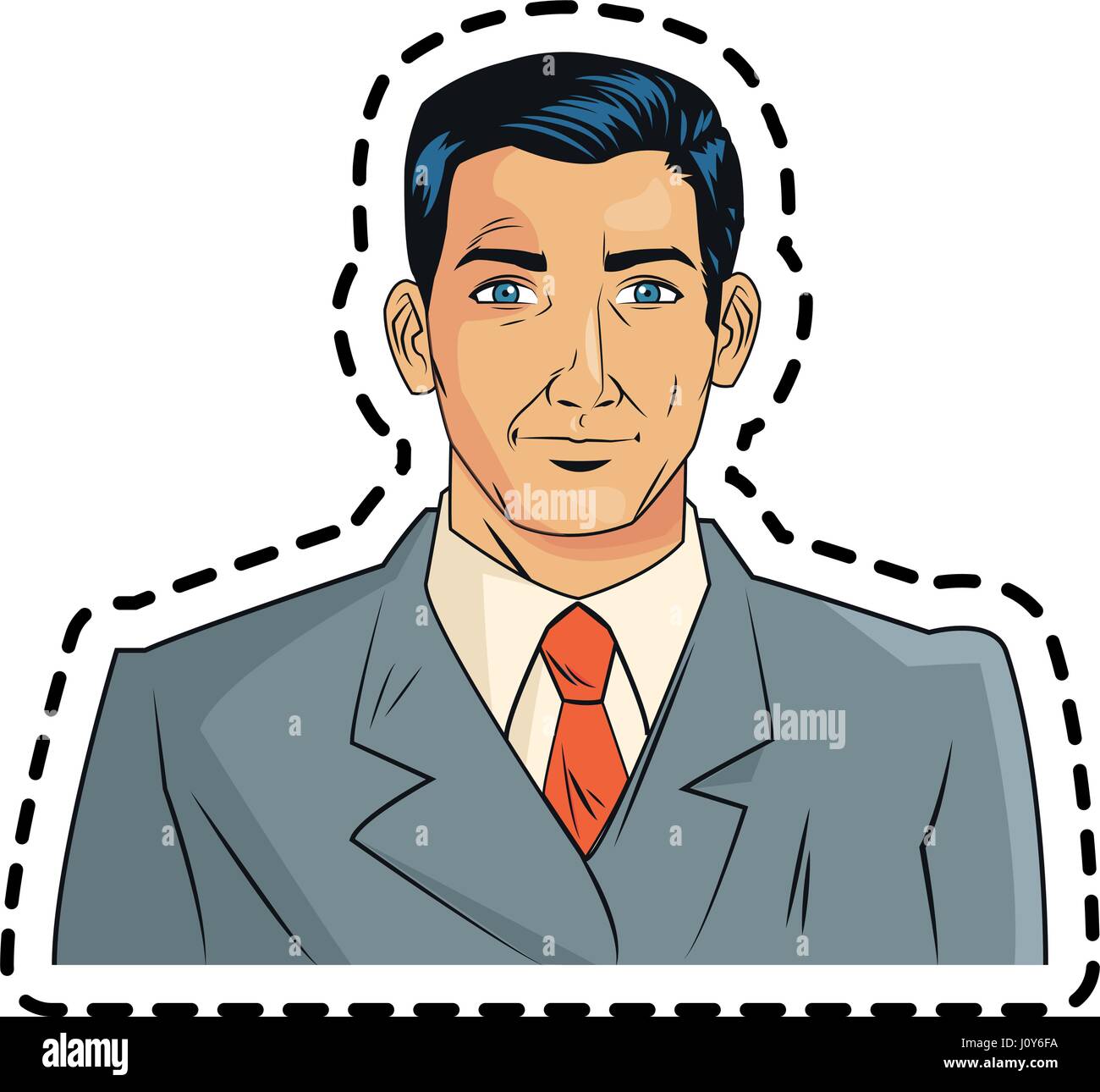 Isolated man cartoon with suit design Stock Vector Image & Art - Alamy