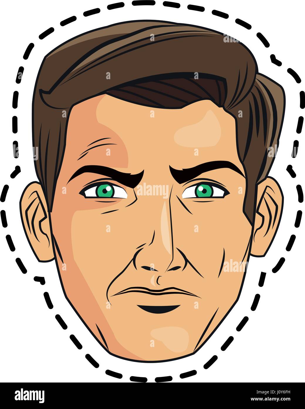 Isolated man cartoon design Stock Vector Image & Art - Alamy