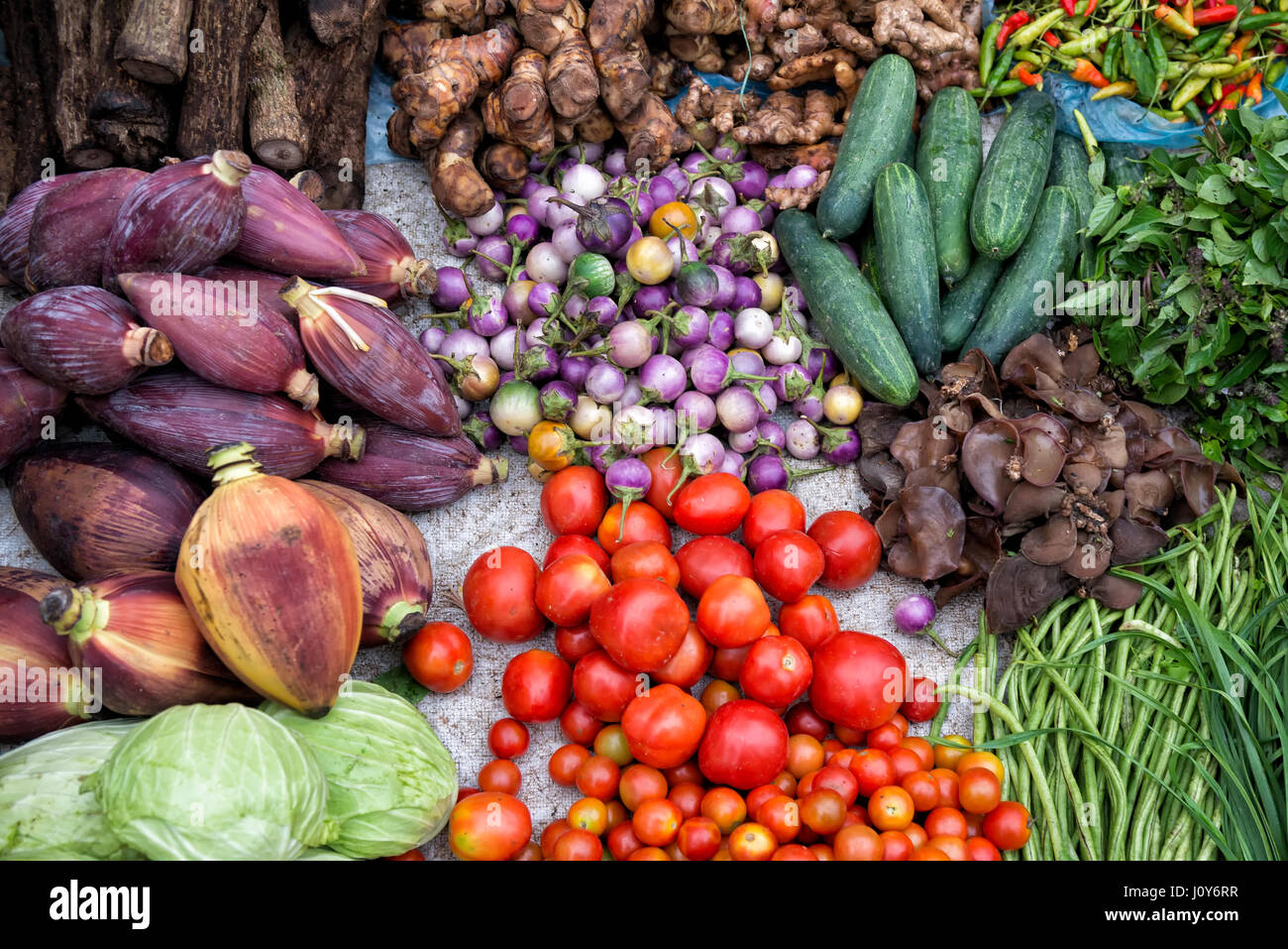 Selection of fresh vegetables Stock Photo - Alamy