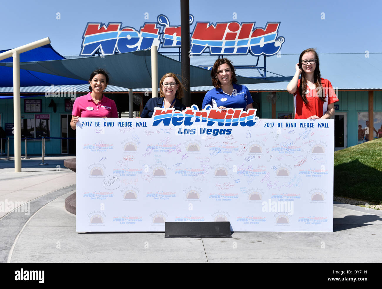 LAS VEGAS, NV - APRIL 8: The Josh Stevens Foundation's 'Be Kind' pledge ...