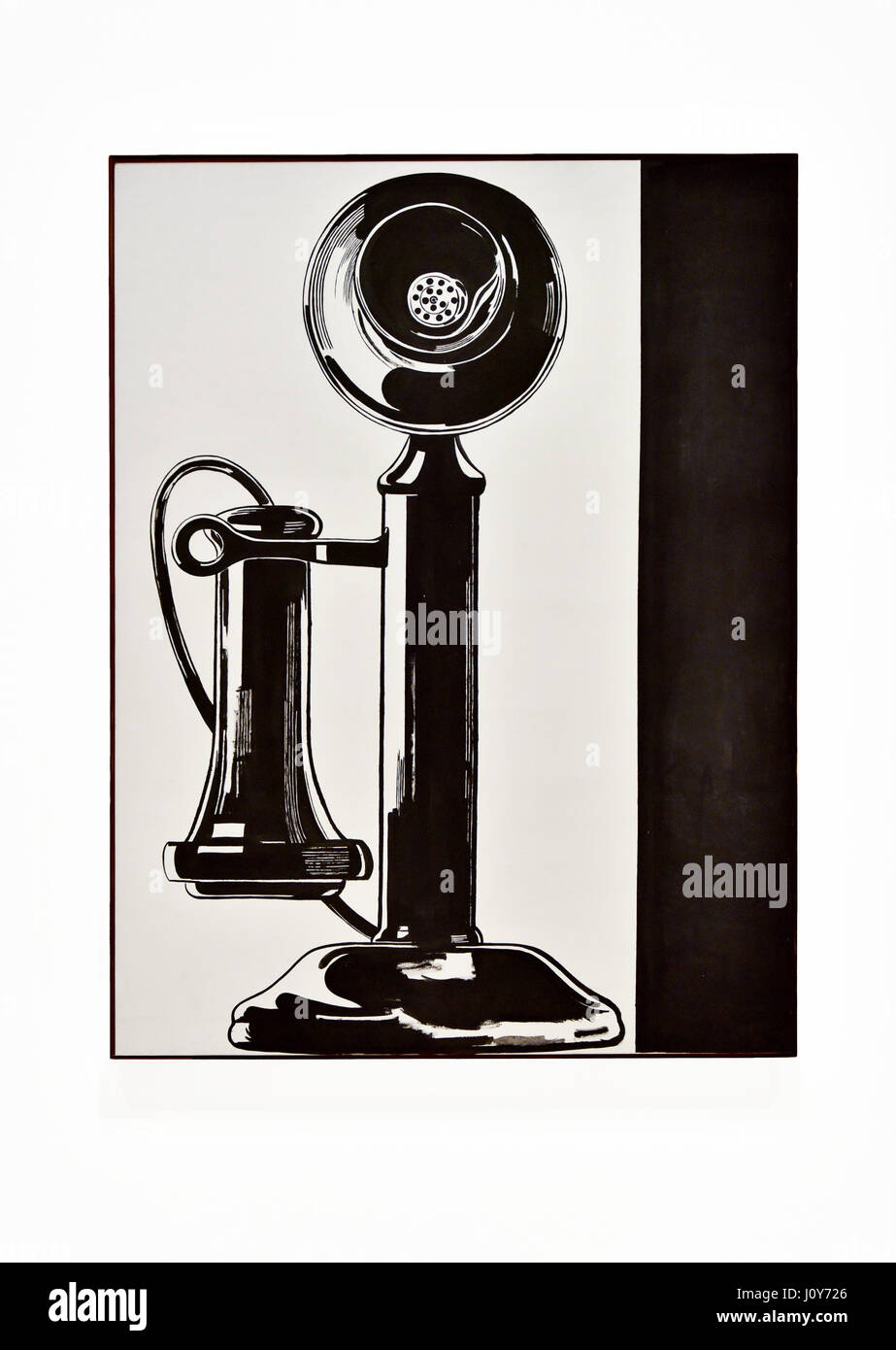 Andy Warhol, Telephone, 1961 - On display in the MOCA Gallery, Los ...