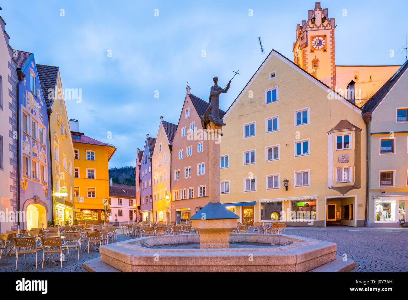 Fussen town in Bavaria, Germany Stock Photo - Alamy