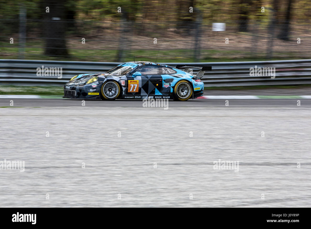Monza, Italy - April 01, 2017: Porsche 911 RSR of Dempsey-Proton Racing ...
