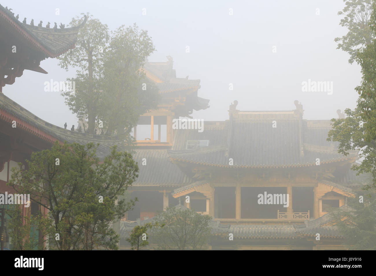 Chinese ancient architectural art,Temple wood building layout features ...