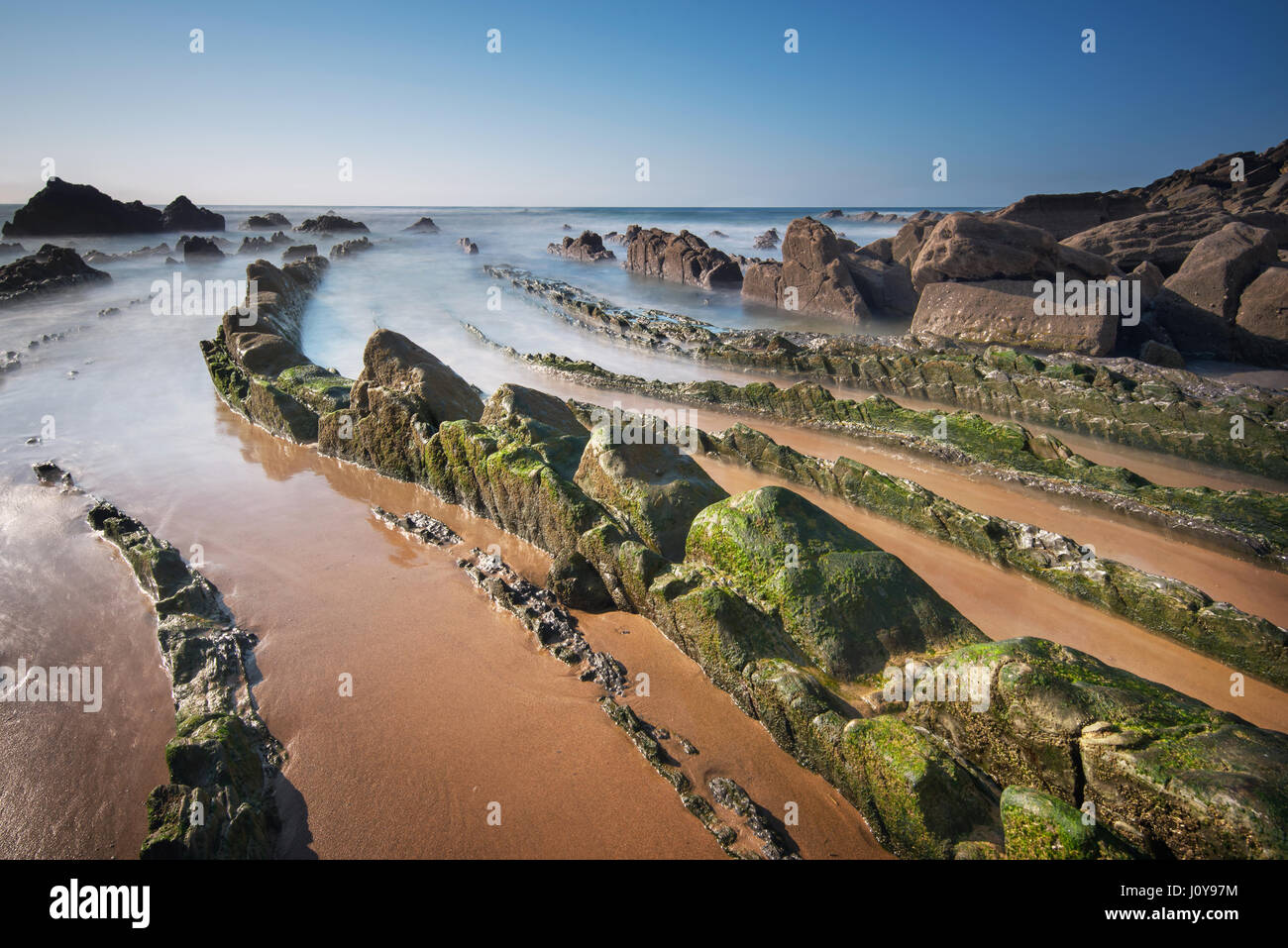 Barrika beach hi-res stock photography and images - Alamy