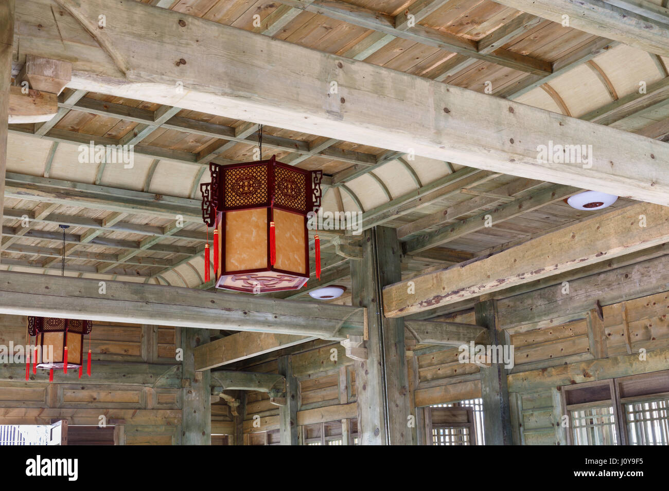 Chinese ancient architectural art,Temple wood building layout features ...