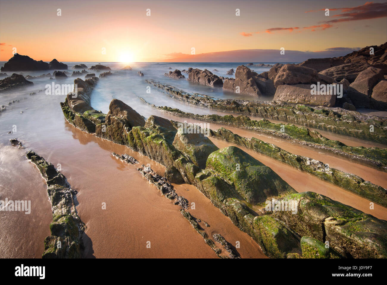 Barrika beach hi-res stock photography and images - Alamy