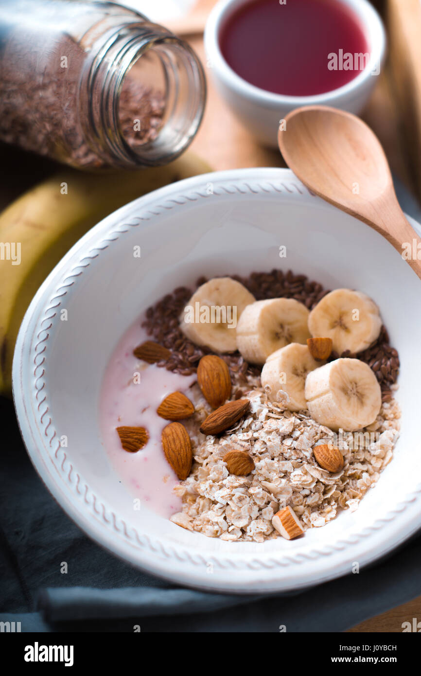 Healthy breakfast vertical Stock Photo - Alamy