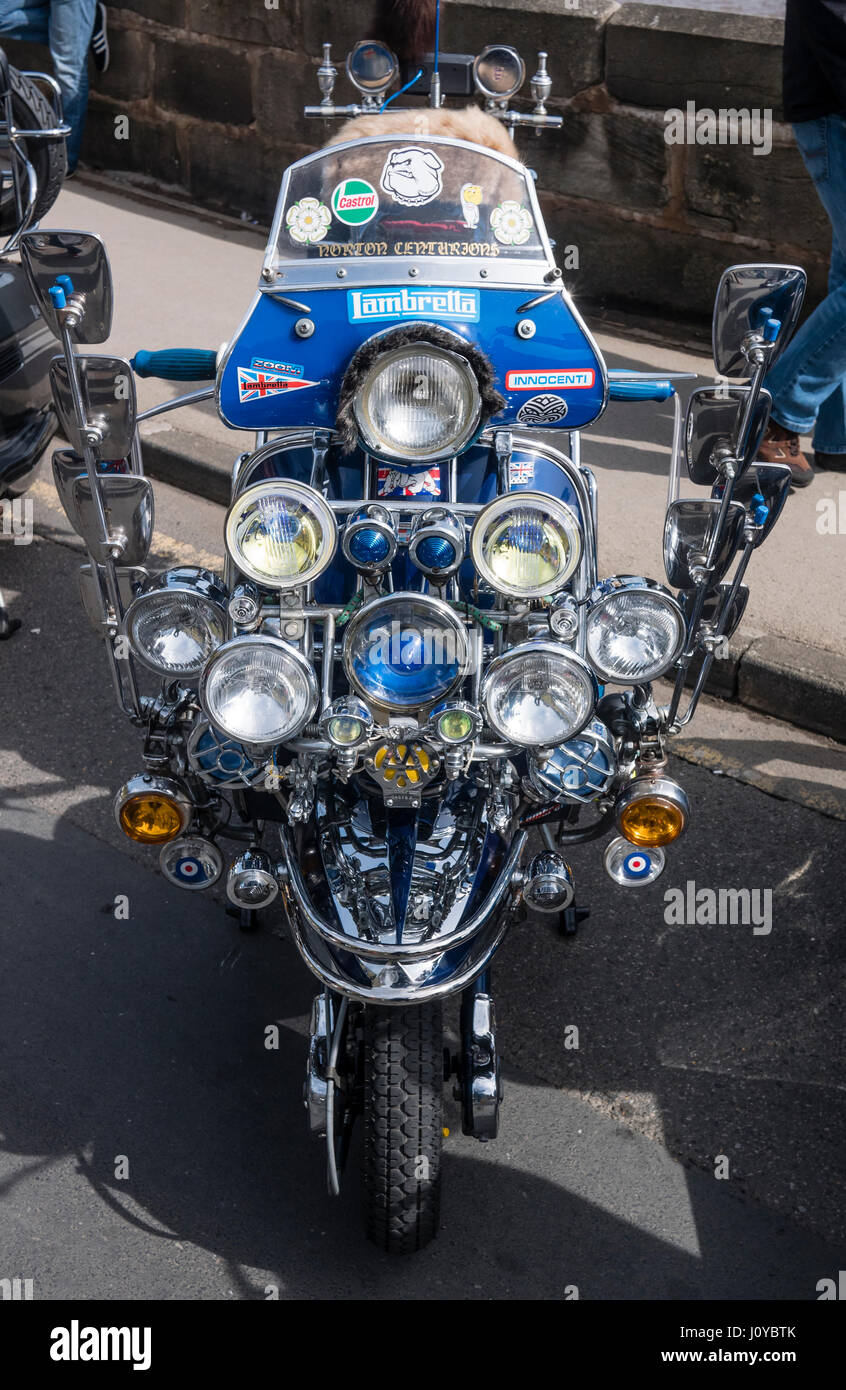Lambretta at the National Scooter Rally Easter 2017 based at the Spa ...