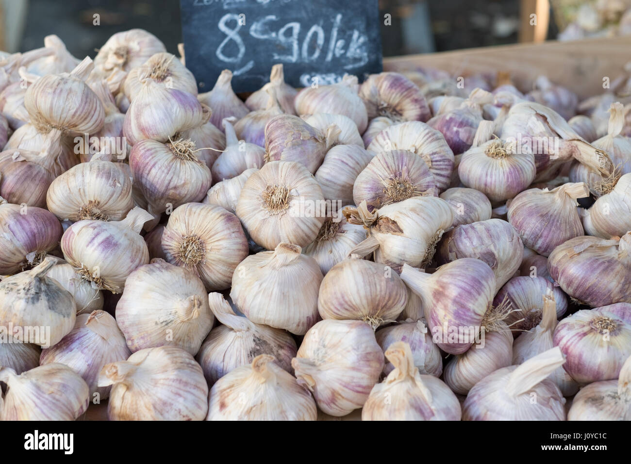 culinary ingredients on a french market in Arles, France Stock Photo ...