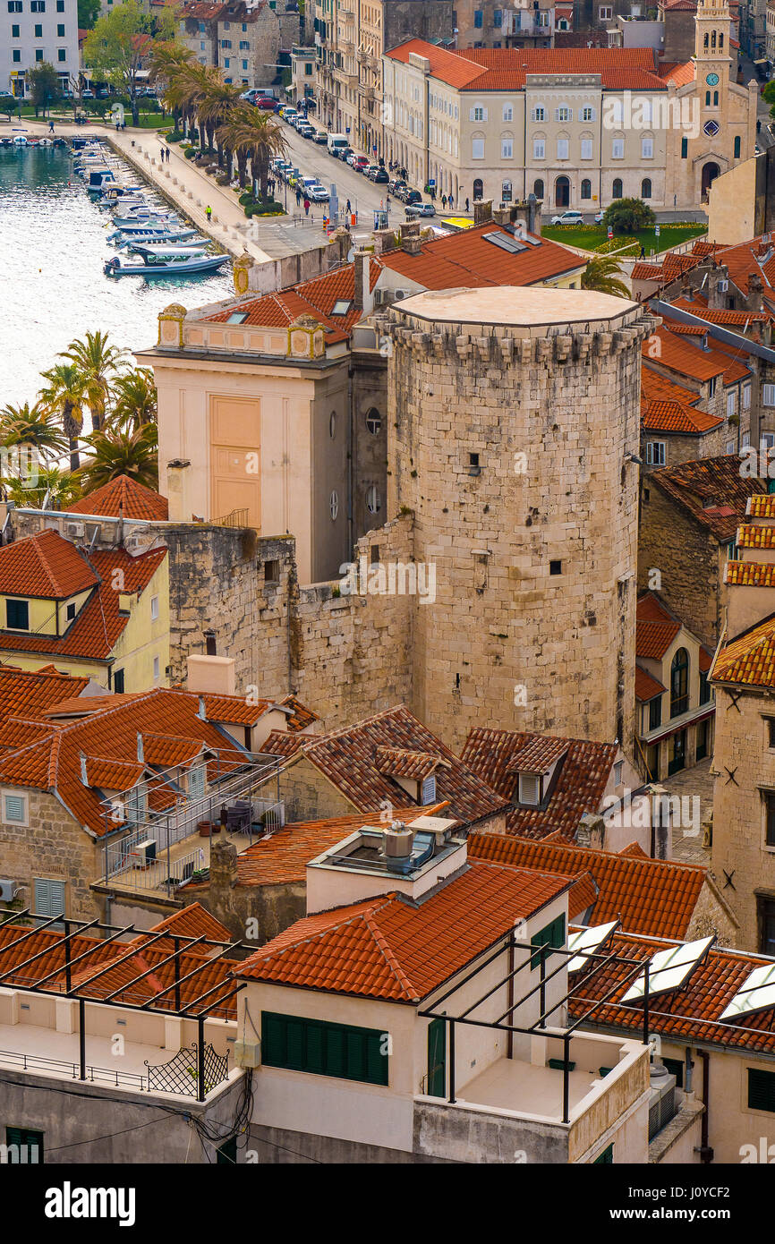 Croatia Dalmatia Split - Venetian Tower Stock Photo - Alamy