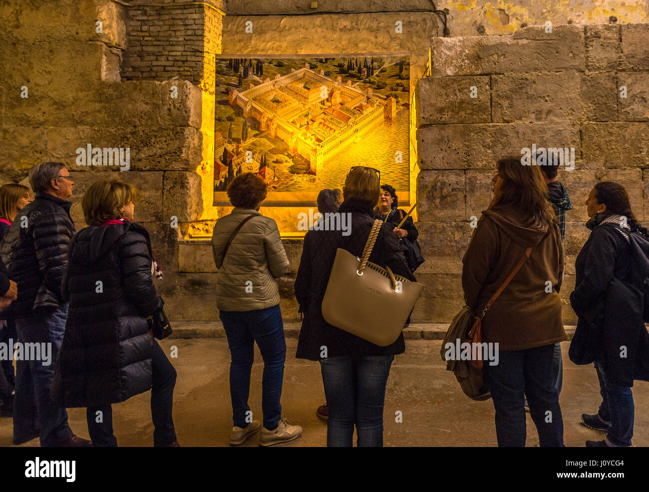 Diocletian palace map hi-res stock photography and images - Alamy