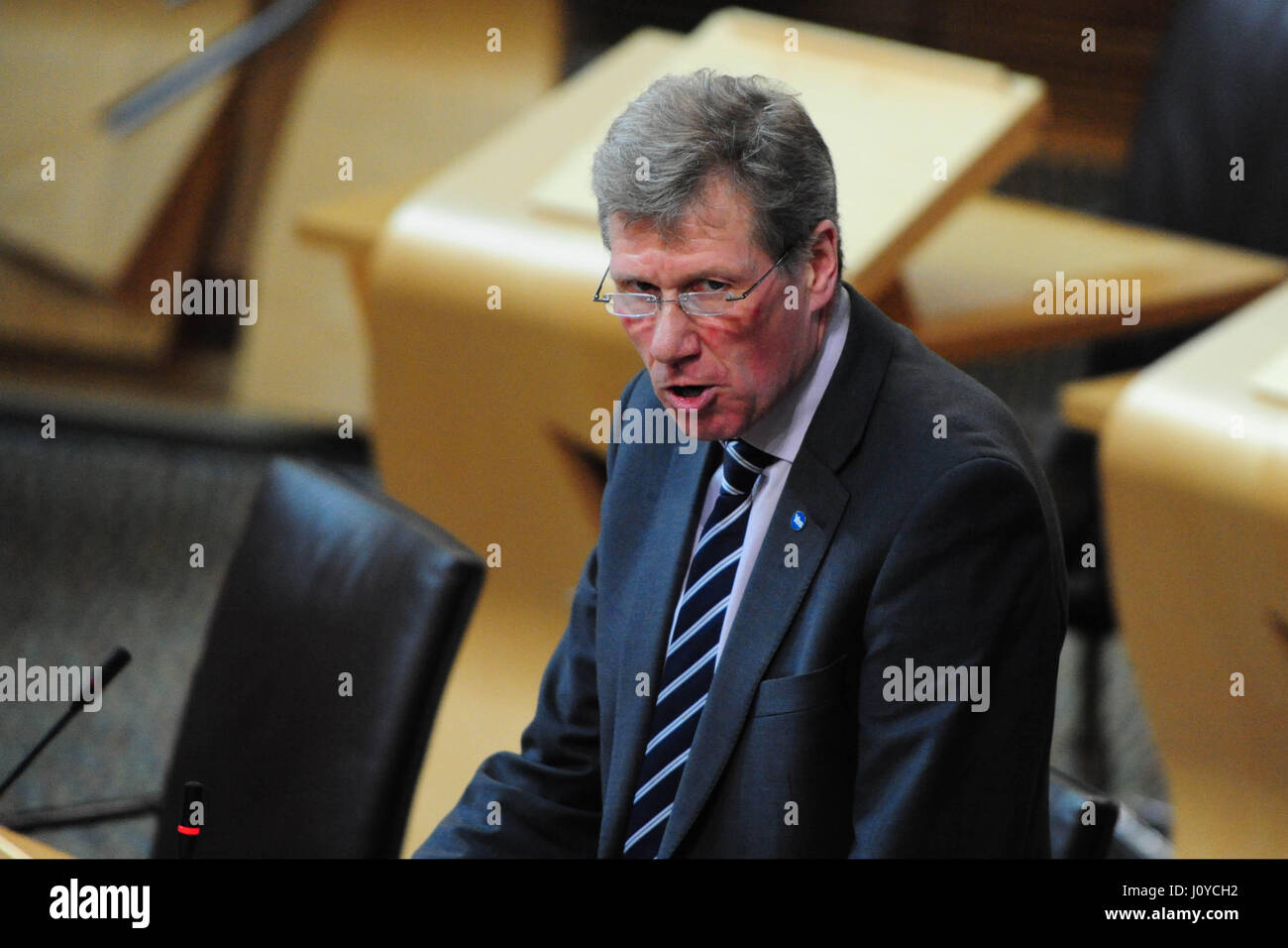 Scottish Cabinet Secretary for Justice Kenny MacAskill introduces the ...
