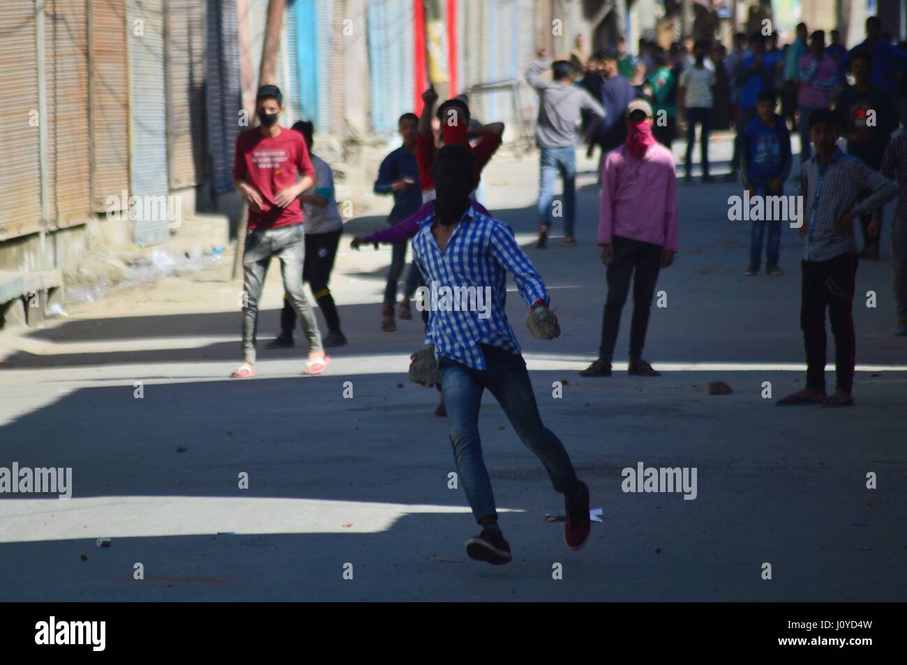 Clashes erupted between protesters and government forces in old town ...