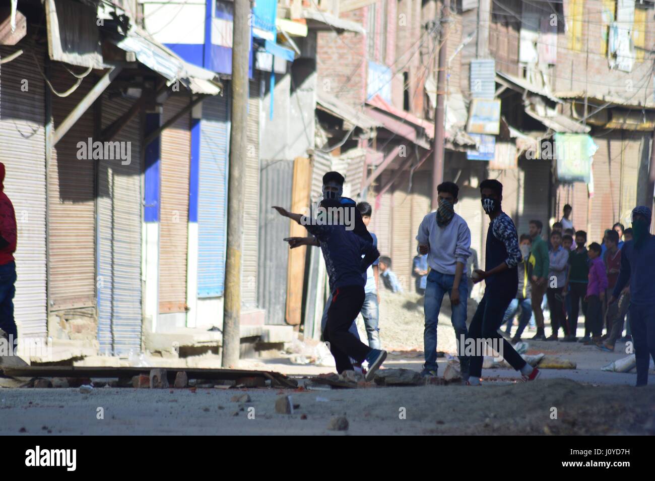 Clashes erupted between protesters and government forces in old town ...