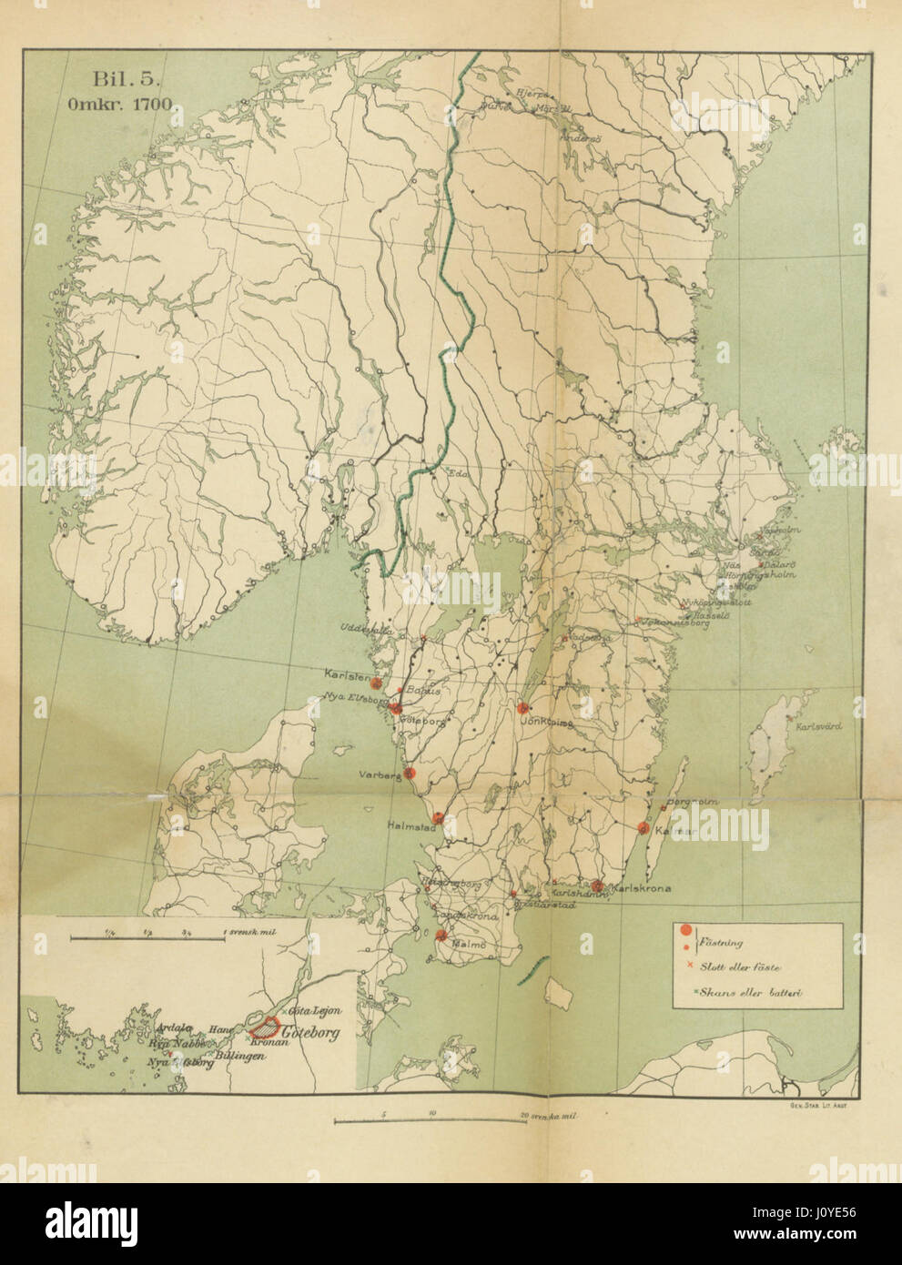 This historical overview covers the military fortifications of Sweden ...