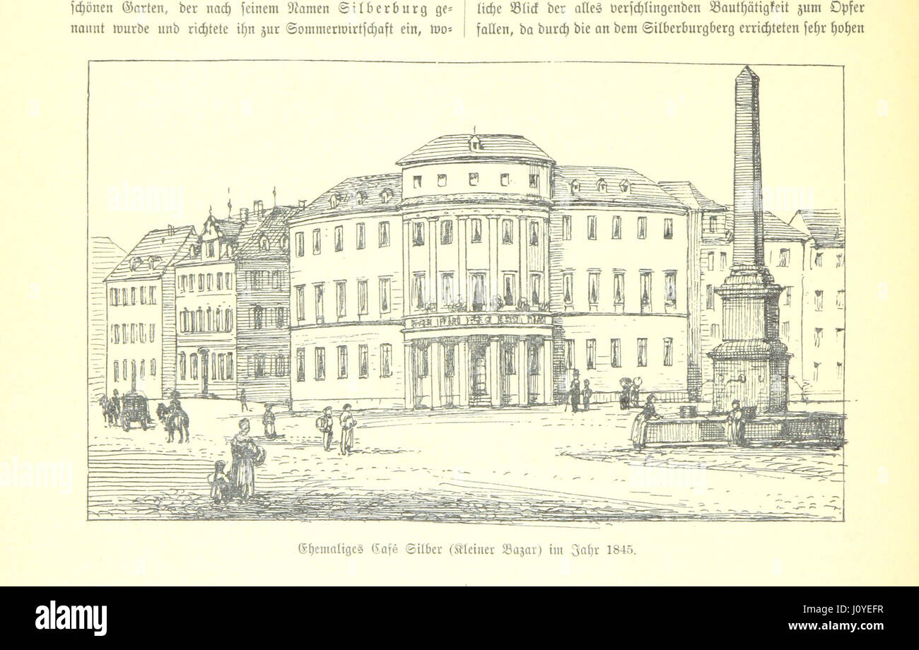 This illustrated work features images of historic Stuttgart, Germany ...