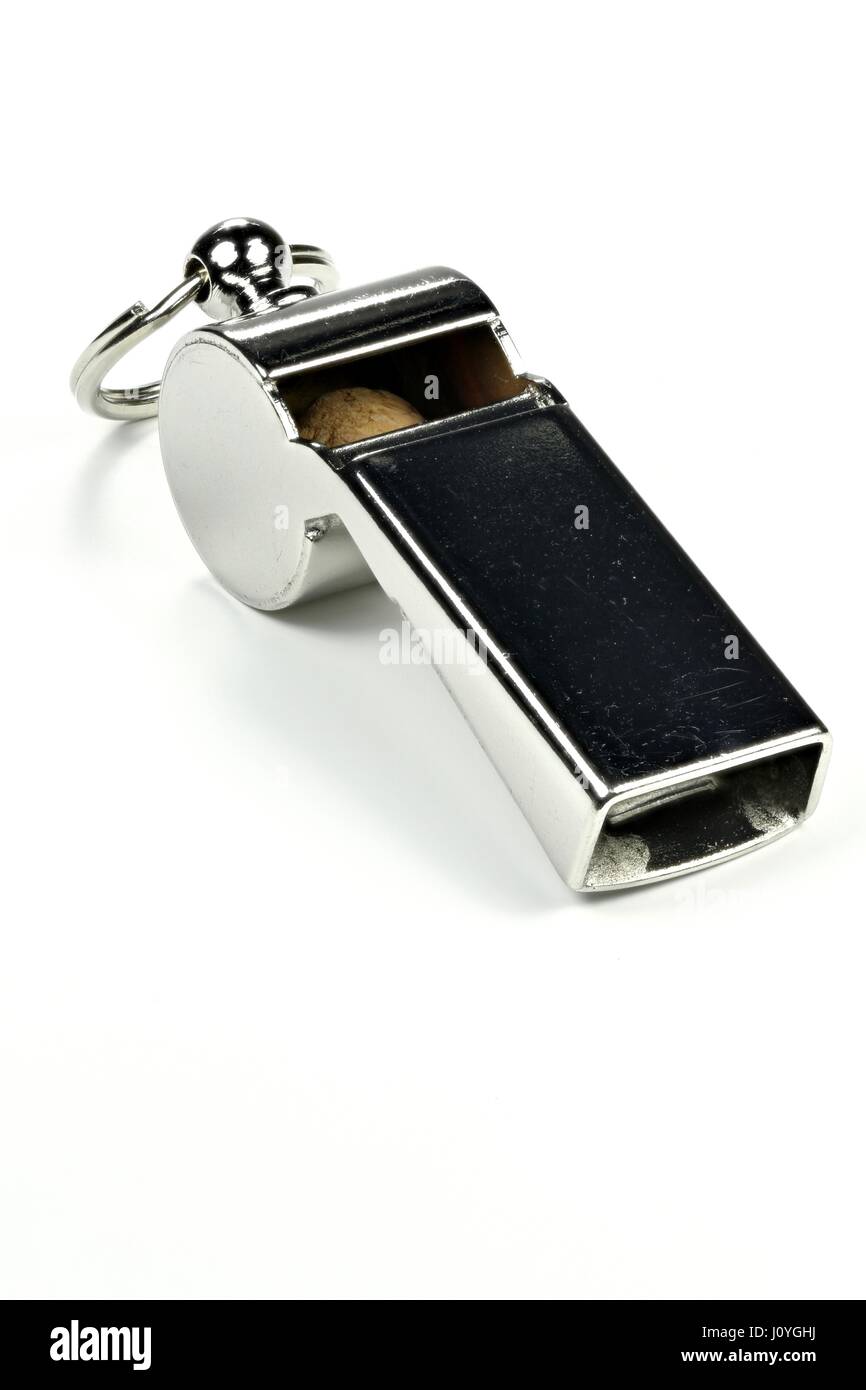 whistle isolated on white background Stock Photo - Alamy