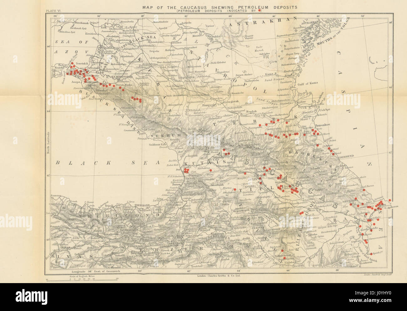This image from 'Petroleum' illustrates the geographical and geological ...