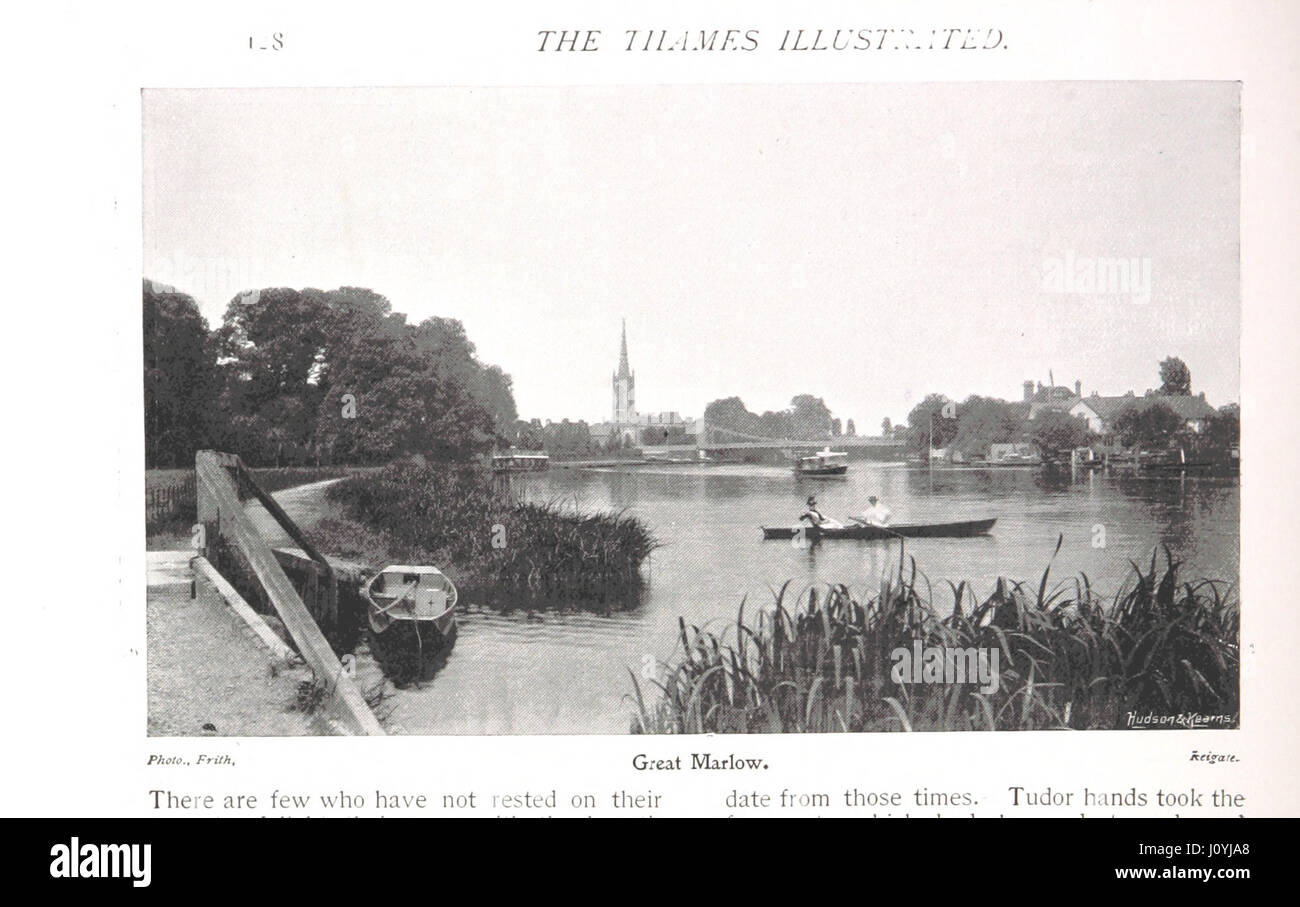 The Thames Illustrated offers a scenic depiction of the river ...