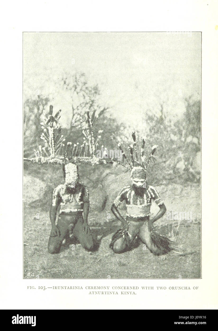 This image from 'The Native Tribes of Central Australia' shows detailed ...
