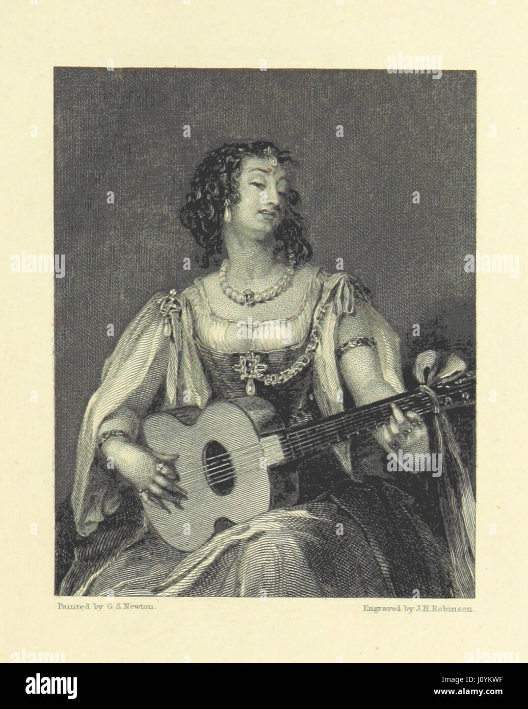 This image is from 'Gems of English Poetry,' a collection of English ...