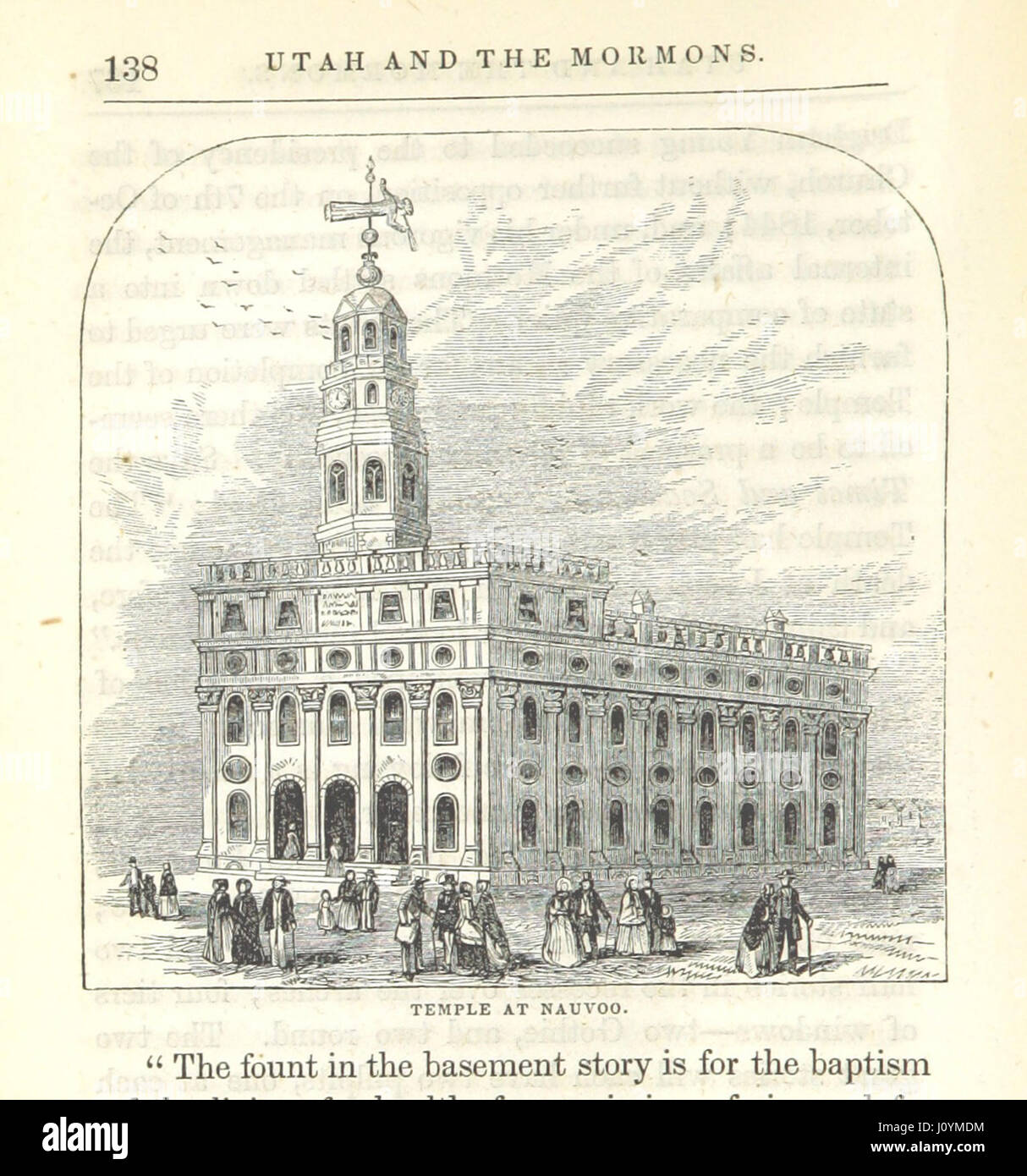 This image is from 'Utah and the Mormons,' documenting the author's ...