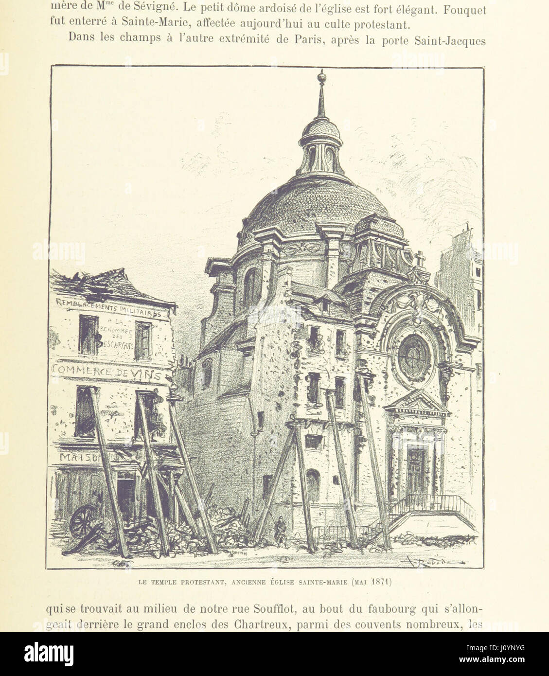 A historical portrayal of Paris through the centuries, depicted with ...