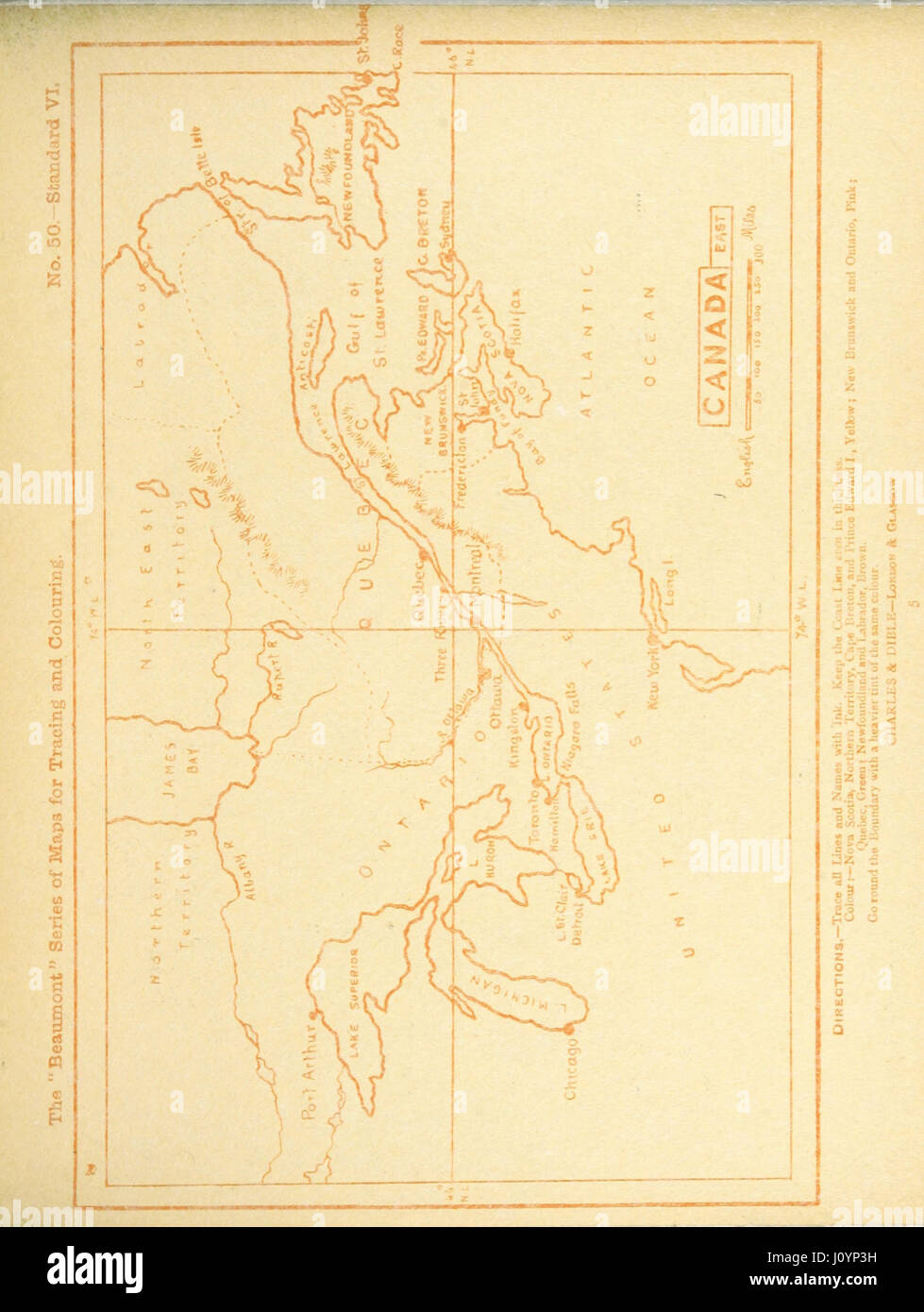 This image from 'The Beaumont Geography and Map Tracing Book' depicts ...