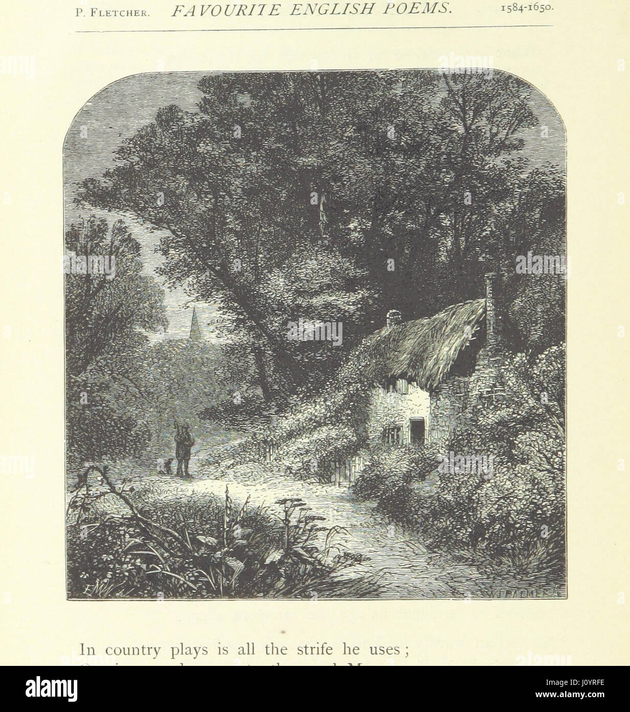 This edition of *Favourite English Poems and Poets* features a ...