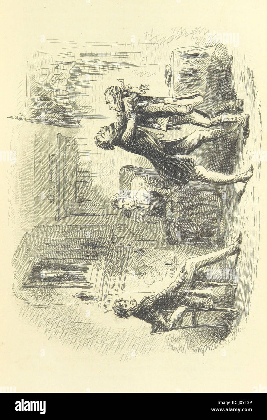 This image from the 'Works of Charles Dickens' illustrates scenes from ...