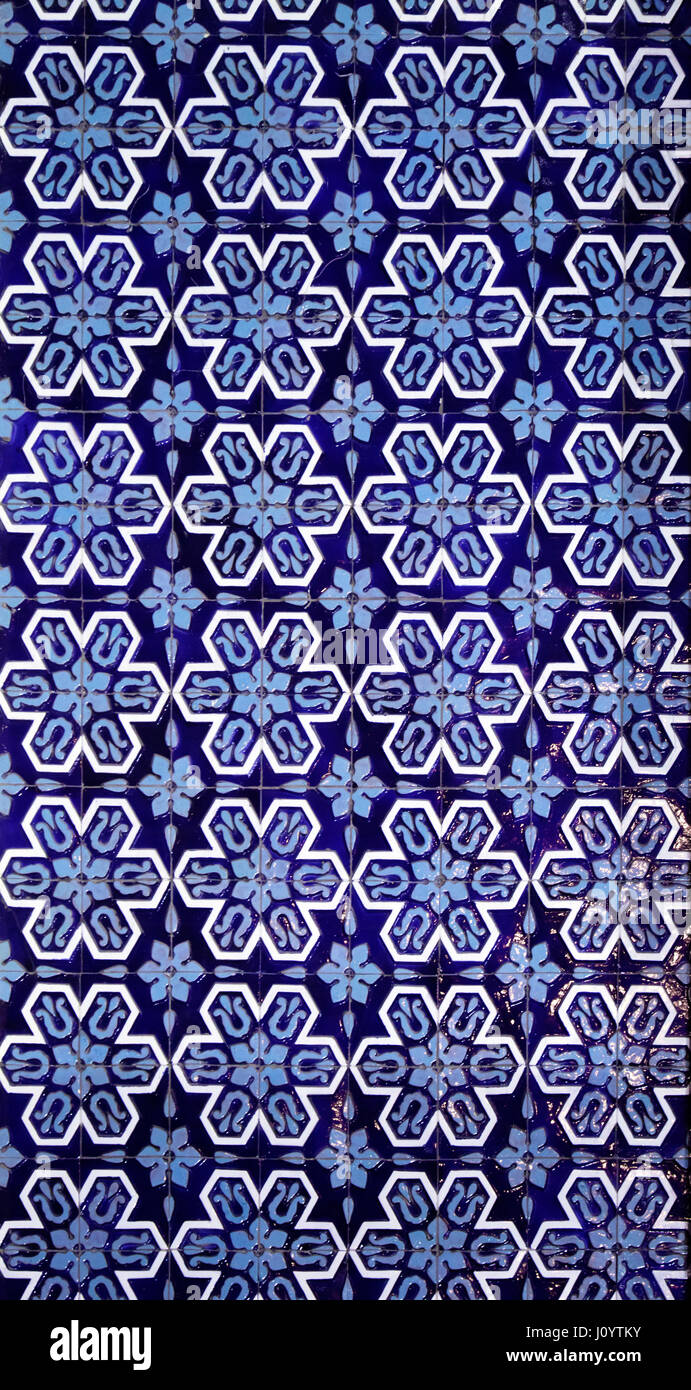 Old Eastern mosaic on the wall of a mosque, Uzbekistan Stock Photo - Alamy