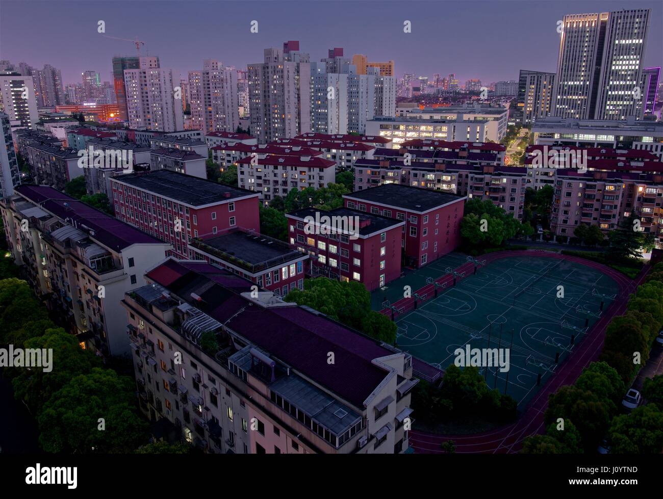 Residential area shanghai china hi-res stock photography and images - Alamy