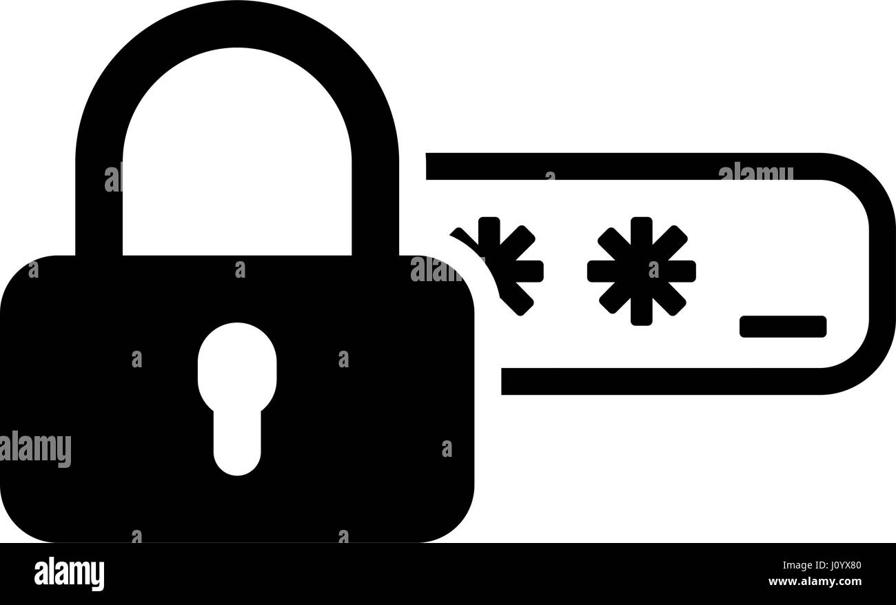 Safety Access and Password Protection Icon Stock Vector Image & Art - Alamy