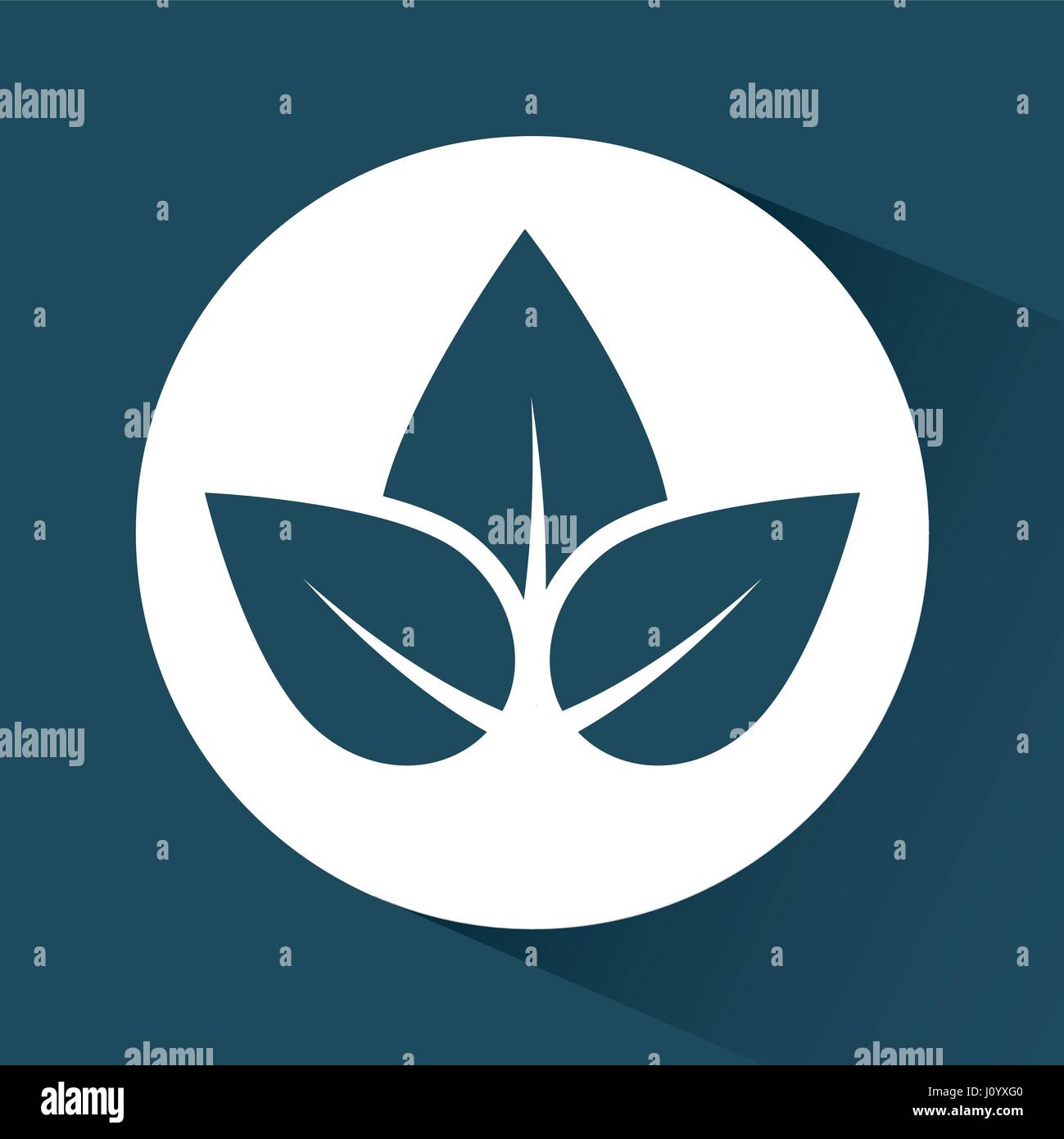 Two tone leaves Stock Vector Images - Alamy